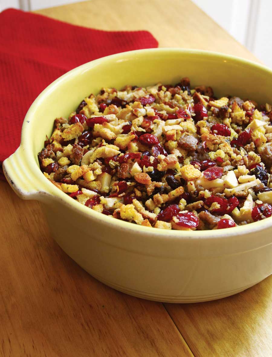 Fruity Cornbread Dressing Recipe - Grit